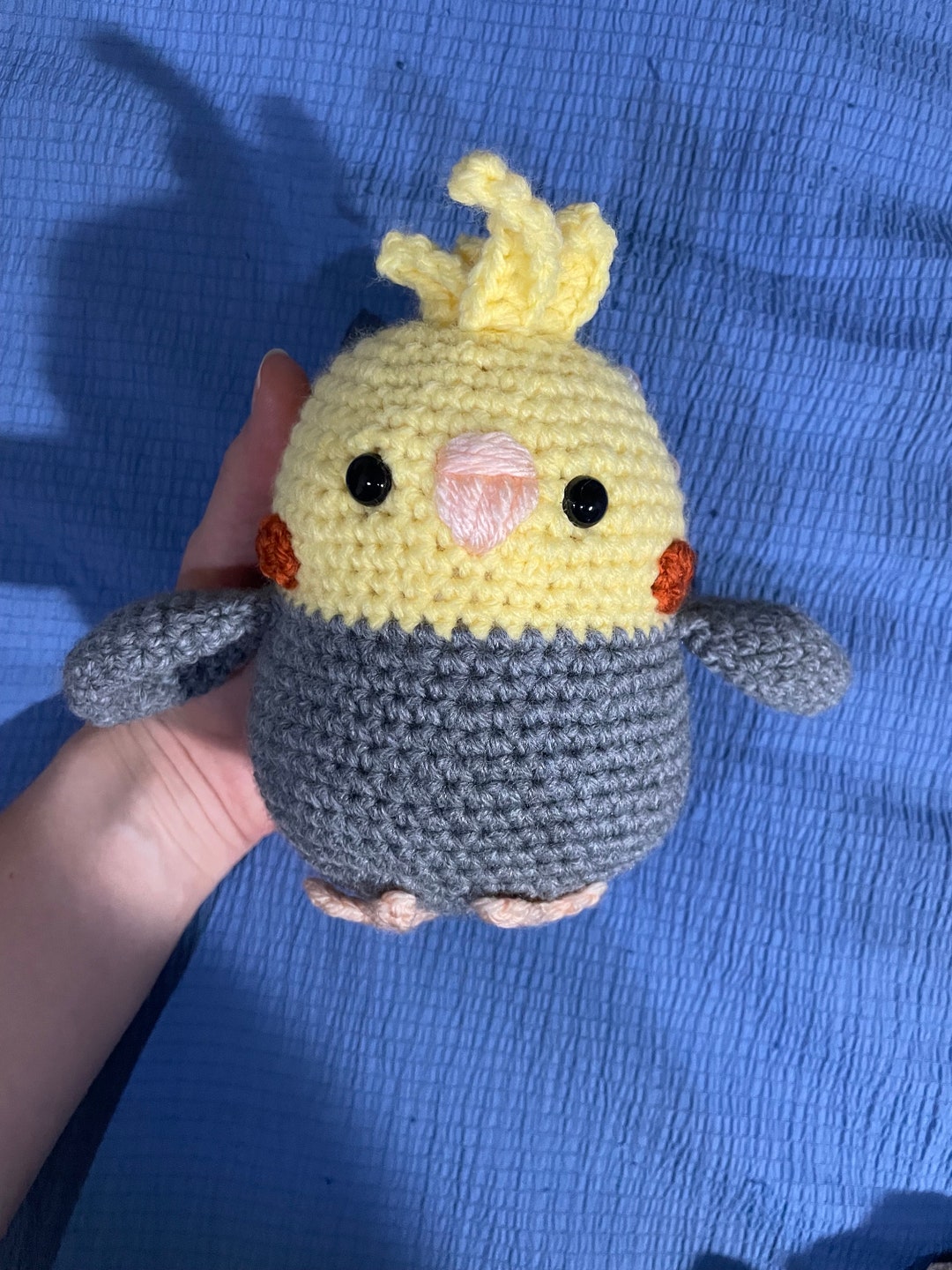 Crochet Cockatiel Plush - Etsy