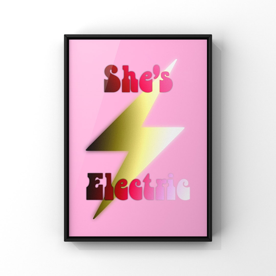 She's Electric Oasis A4 Print - Etsy