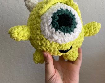 Mike Wazowski Crochet PDF Pattern / Montersinc Pattern / Patrón ...