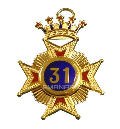 Masonic Regalia Rose Croix 31st Degree Star Jewel Brand New Top Class ...
