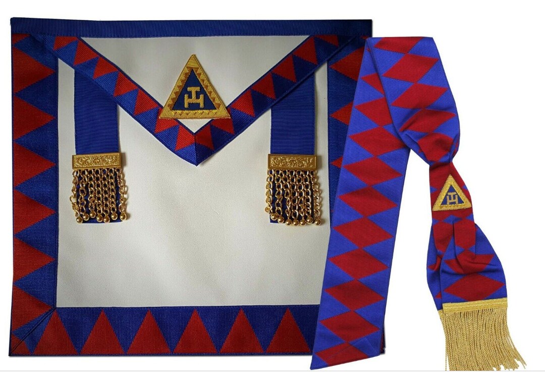 Lambskin Leather Masonic Royal Arch Provincial Apron and Sash - Etsy