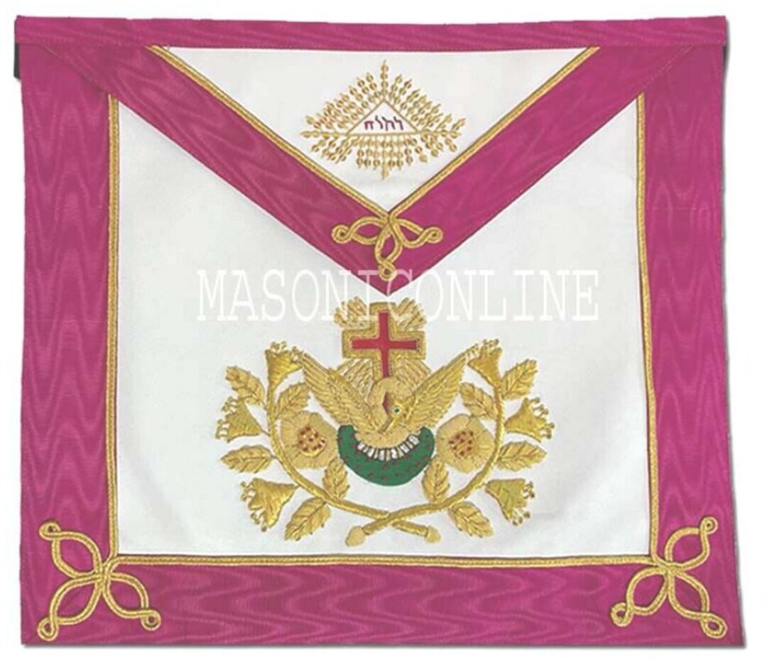 Masonic Regalia ROSE CROIX 18TH DEGREE Collar - Etsy