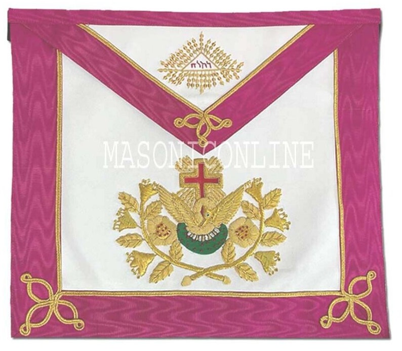 Masonic Regalia ROSE CROIX 18TH DEGREE Collar - Etsy