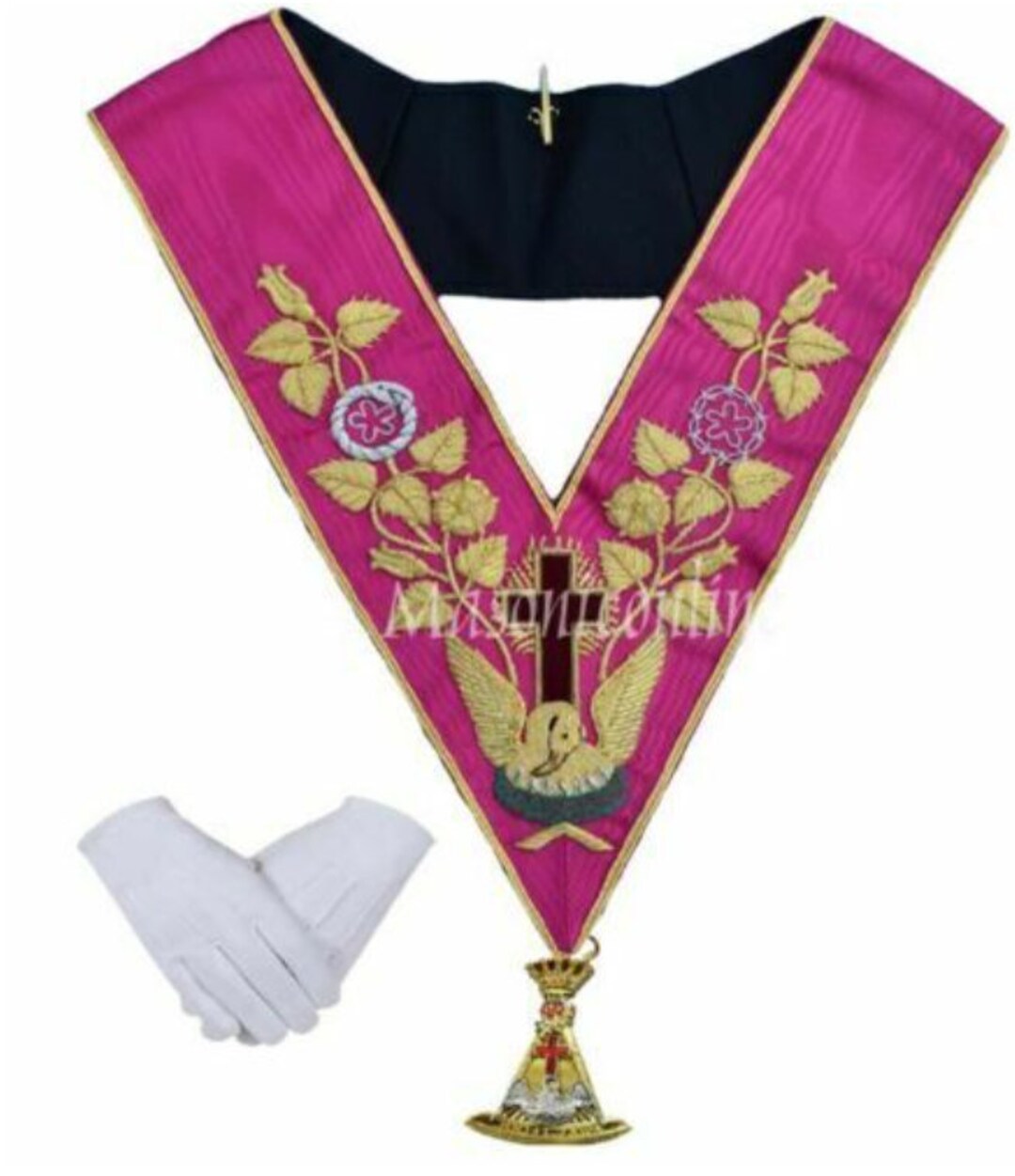 Masonic Regalia ROSE CROIX 18TH DEGREE Collar and Jewel - Etsy