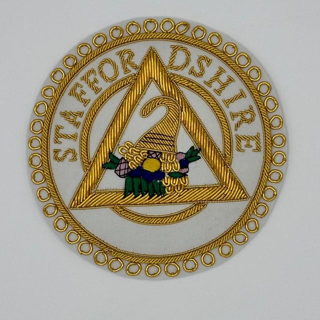 Masonic Regalia Full Dress Staffordshire Apron Badge BRAND NEW Top ...
