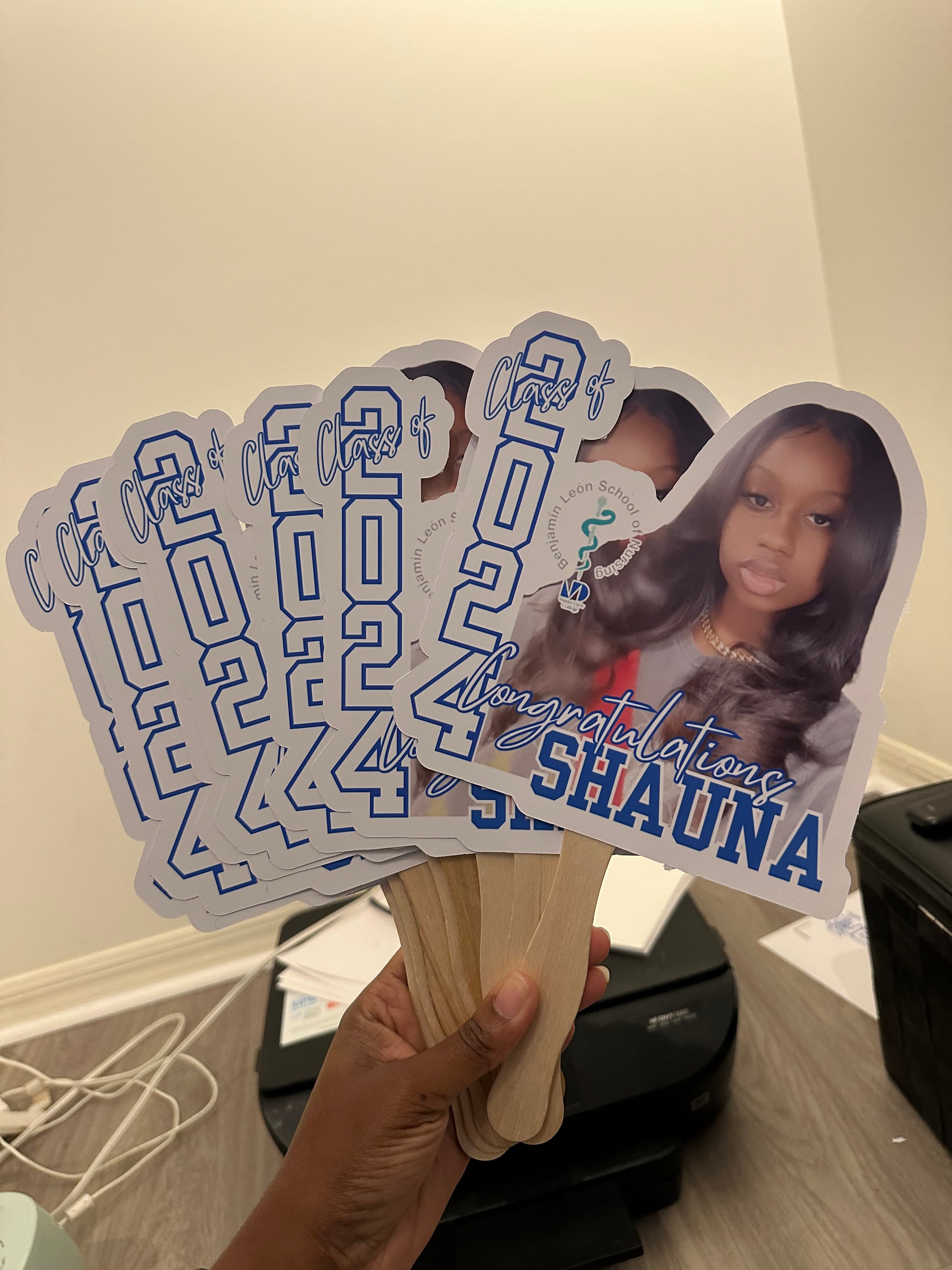 Personalized Handmade Graduation Fans Celebrate Your Success in Style ...