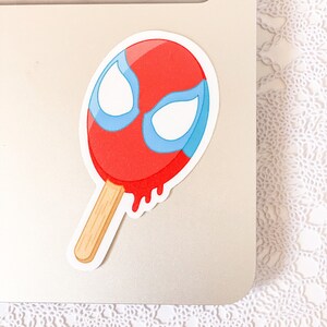Spiderman Popsicle Vinyl Sticker Marvel Matte/glossy Sticker for Water ...