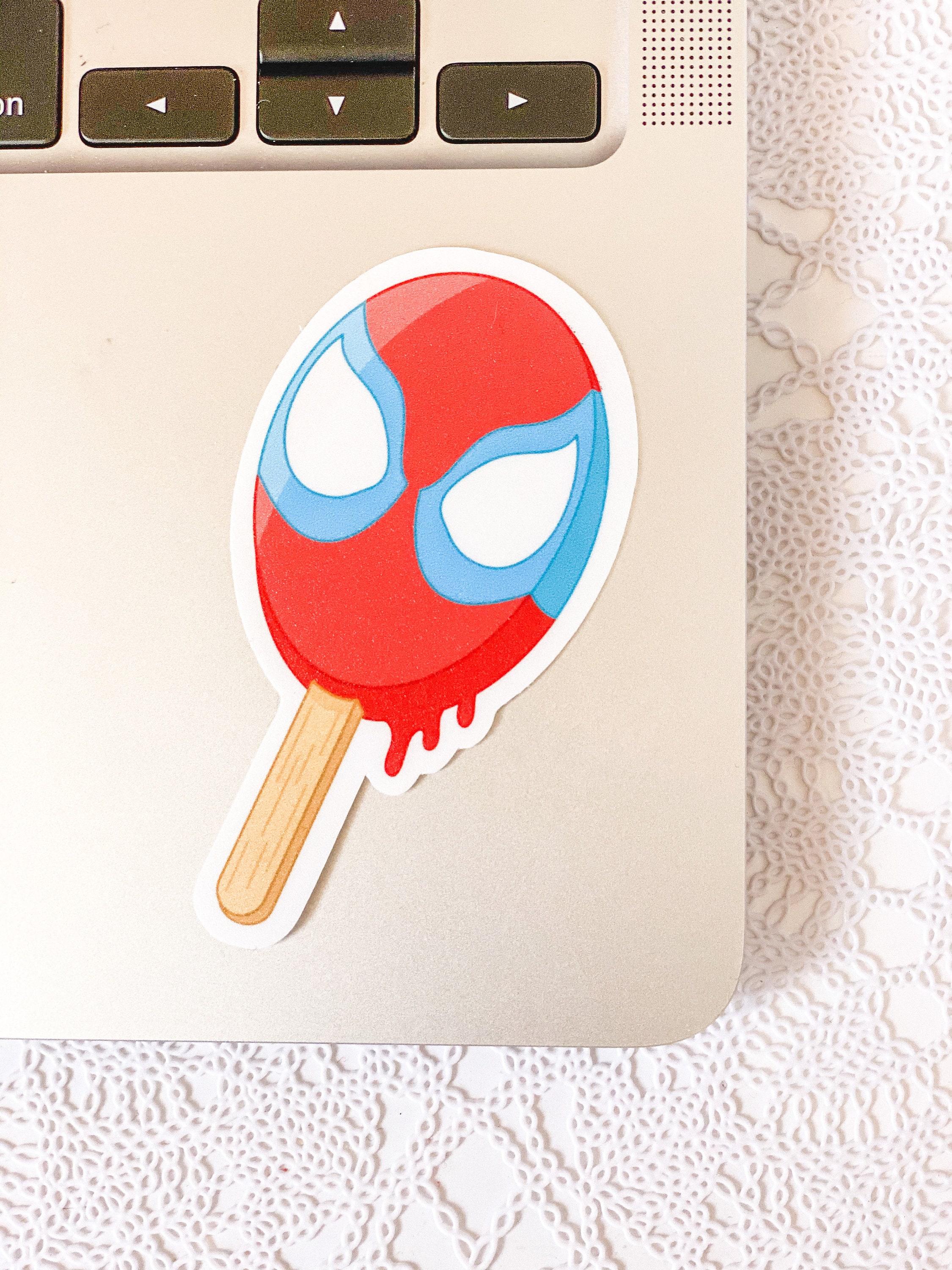Spiderman Popsicle Vinyl Sticker Marvel Matte/Glossy Sticker | Etsy