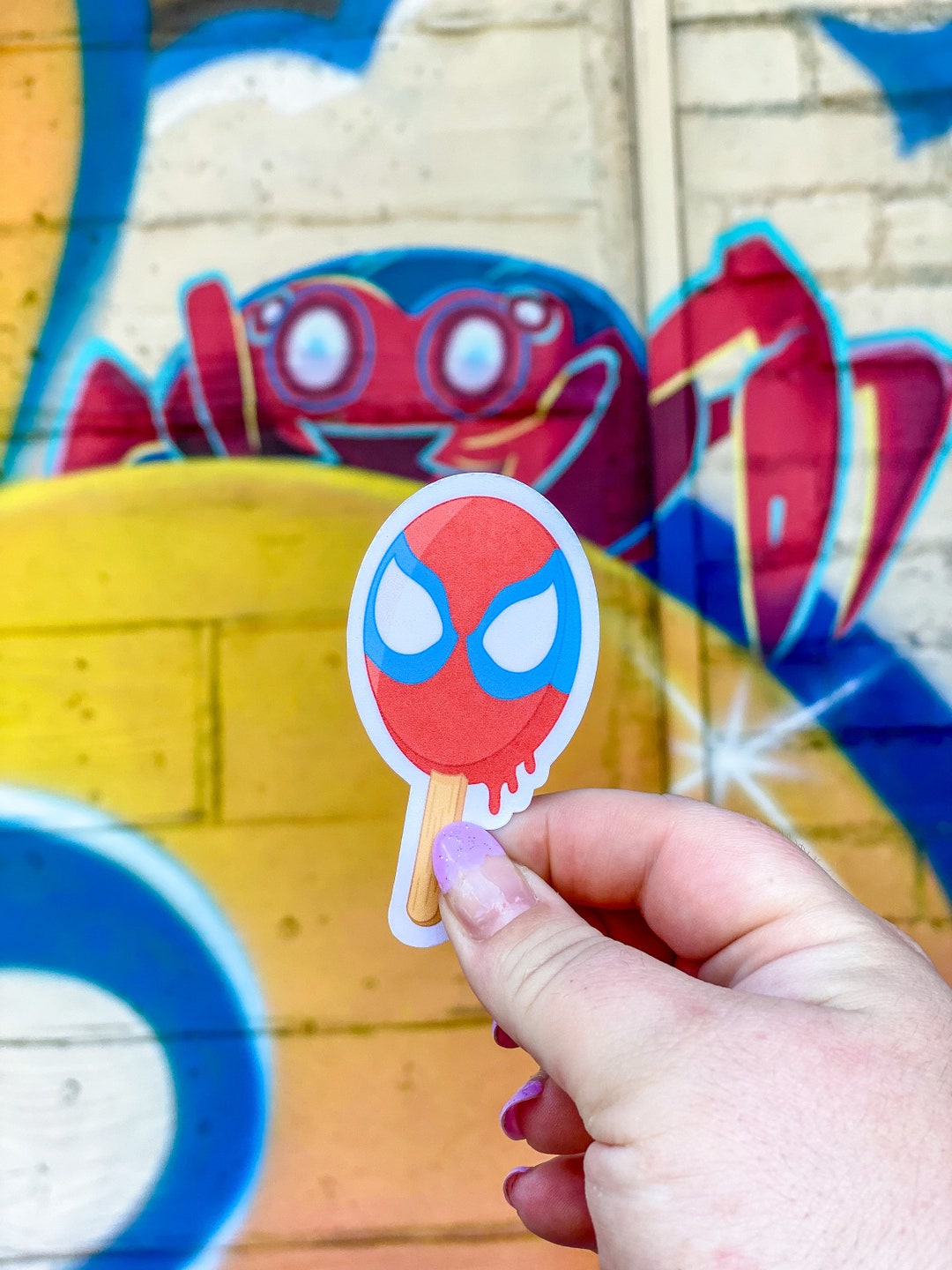 Spiderman Popsicle Vinyl Sticker Marvel Matte/glossy Sticker for Water ...