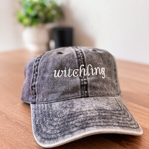 Witchling Vintage Embroidered Hat TOG, Manon Blackbeak, the Thirteen - Etsy