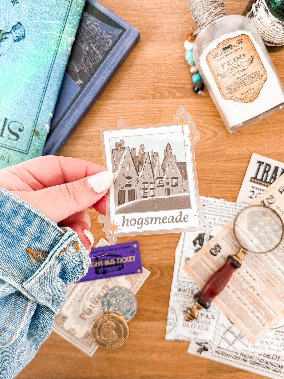 Wizardry Village Polaroid Sticker | Vinyl Sticker for Kindle, Ipad ...