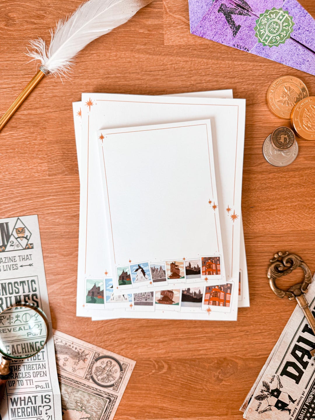 Wizardry Locations Polaroids Post-it Notepad Stationery Notepad, To-do ...