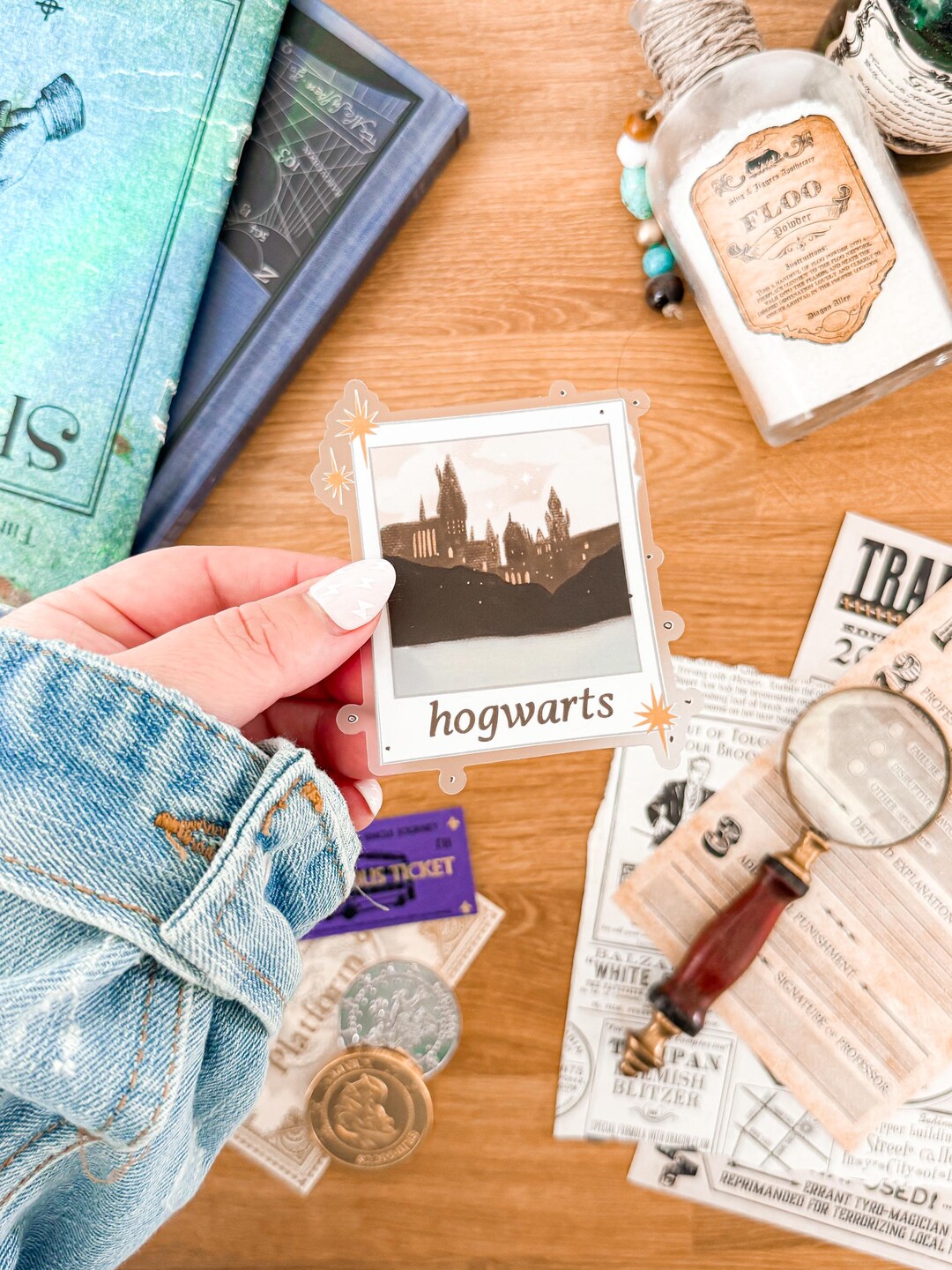 Wizardry School Polaroid Sticker | Vinyl Sticker for Kindle, Ipad ...