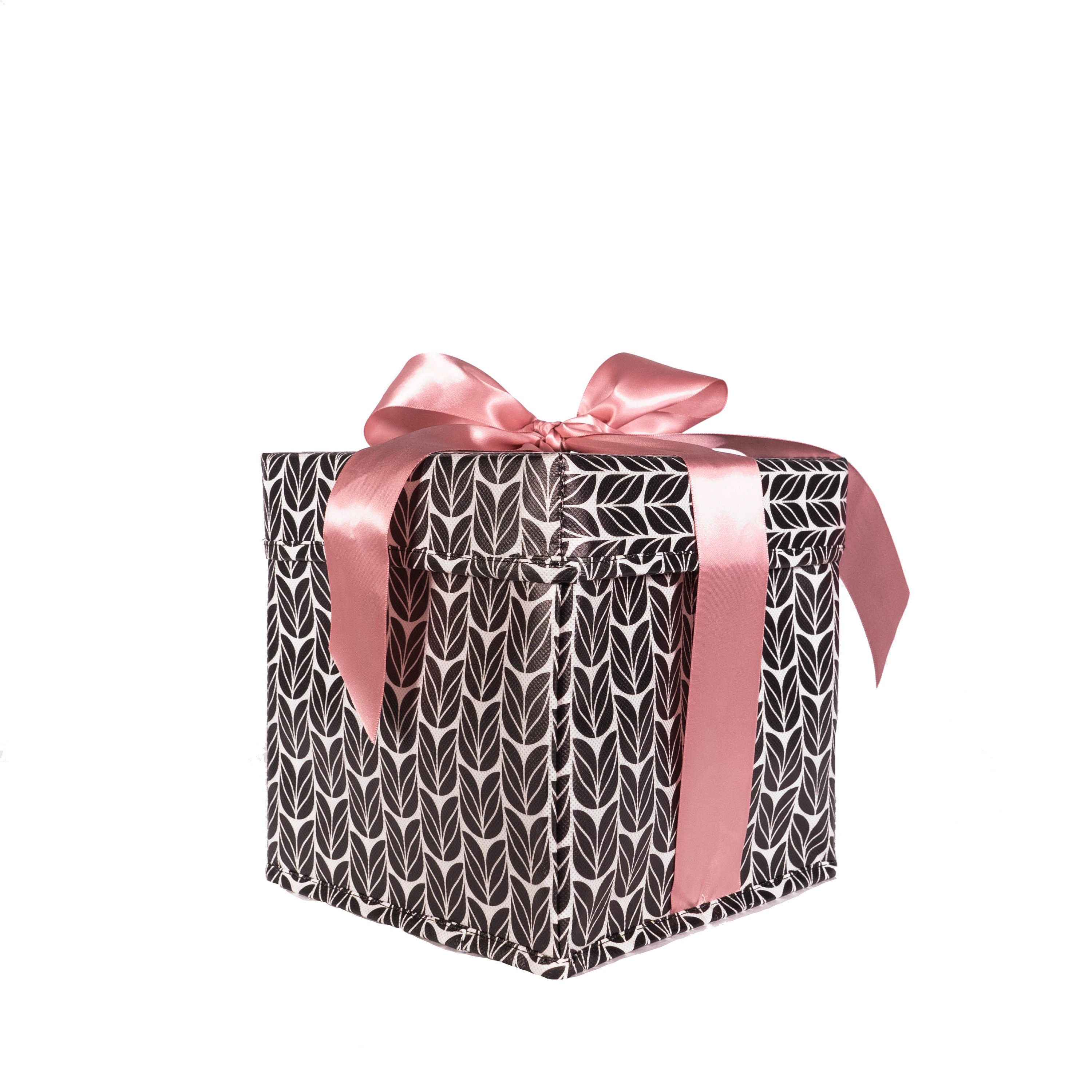 2 Design Options : Small 8 Reusable Gift Box Collapsible With Satin ...