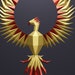 Phoenix, Papercraft, Pepakura, Lowpoly, Low Polygon, 3D Papercraft ...