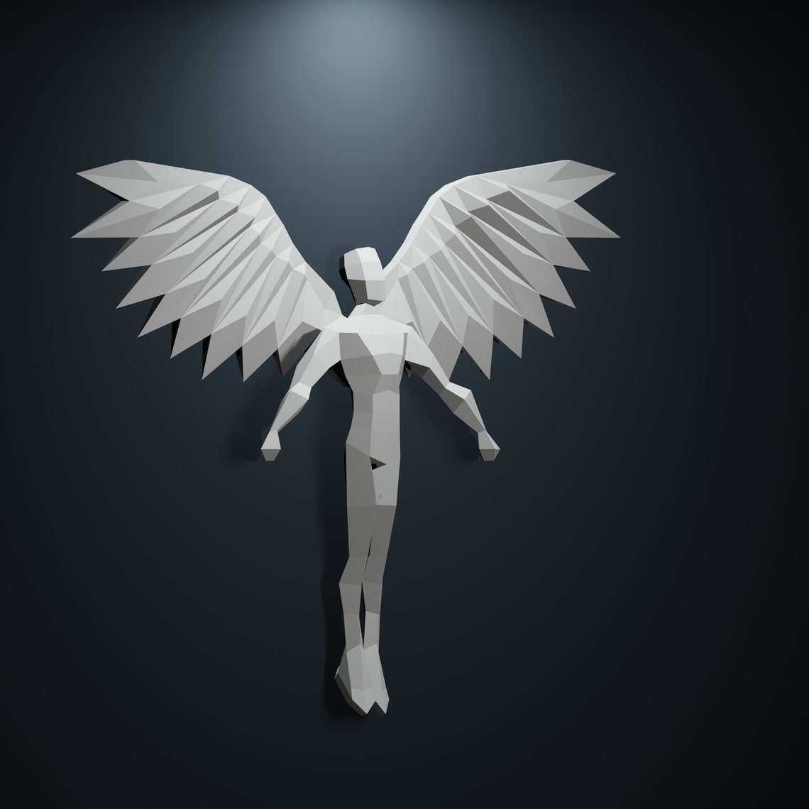 Angel Papercraft Wall Sculpture PDF-SVG Papercraft Man - Etsy Canada
