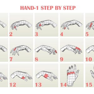 Papercraft Adam's Hand Wall Sculpture, PDF SVG, 3D Papercraft Template ...