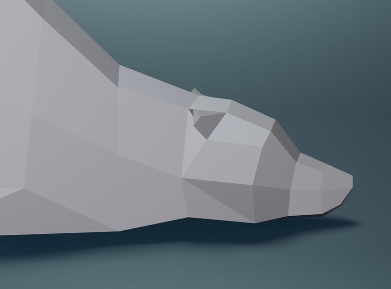 Papercraft Bear-3 SVG PDF Cricut Digital Template Origami - Etsy