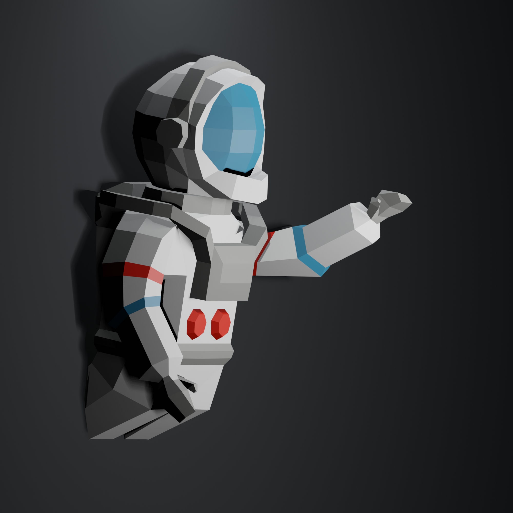 Paper Craft Astronaut SVG PDF Spaceman 3D Paper Model Paper - Etsy