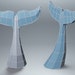 Two Whale Tails Papercraft, Printable PDF Template, Animal Figurine ...