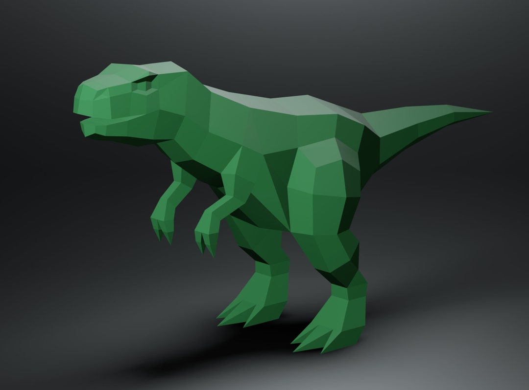 T-rex Papercraft Dinosaur Papercraft Sculpture Triceratops - Etsy
