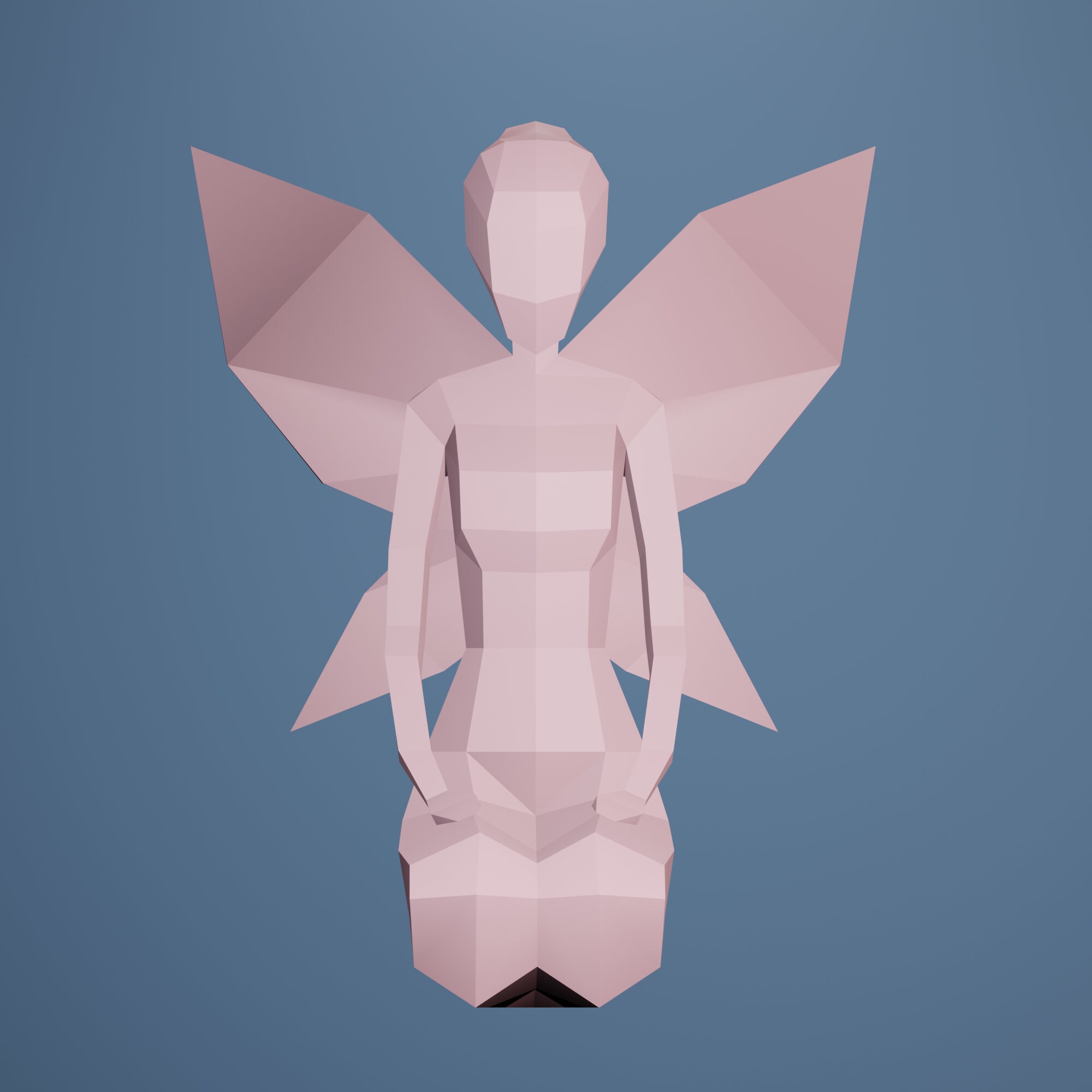 Papercraft Fairy Women Sculpture, SVG, PDF, Cricut, Papercraft Women ...