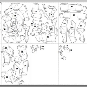 Papercraft Corgi, SVG, PDF, Dxf Paper Craft Dog Model, Welsh Corgi PDF ...