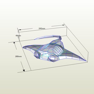 Papercraft Manta Ray Family, PDF-SVG, 3D Papercraft Template, Low Poly ...