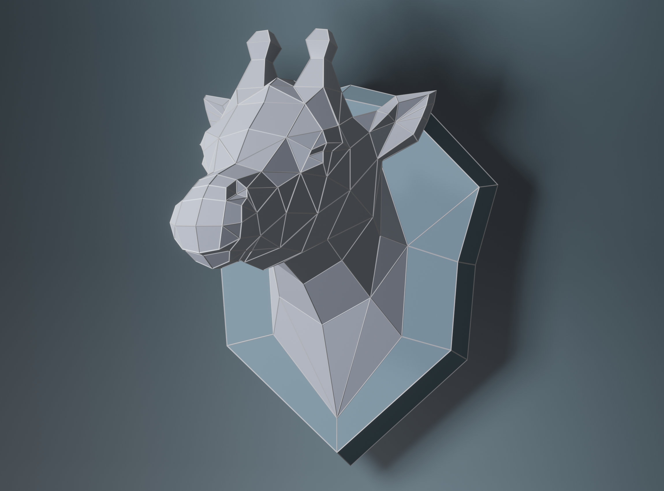 Papercraft Giraffe SVG PDF Paper Craft Giraffe Model - Etsy