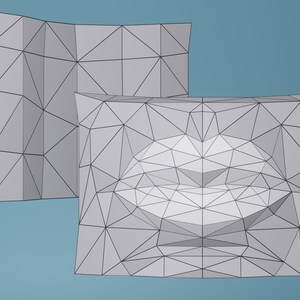 Papercraft Lips, Svg, Pdf Cricut Paper Craft Lips, Mouth Pdf Template ...