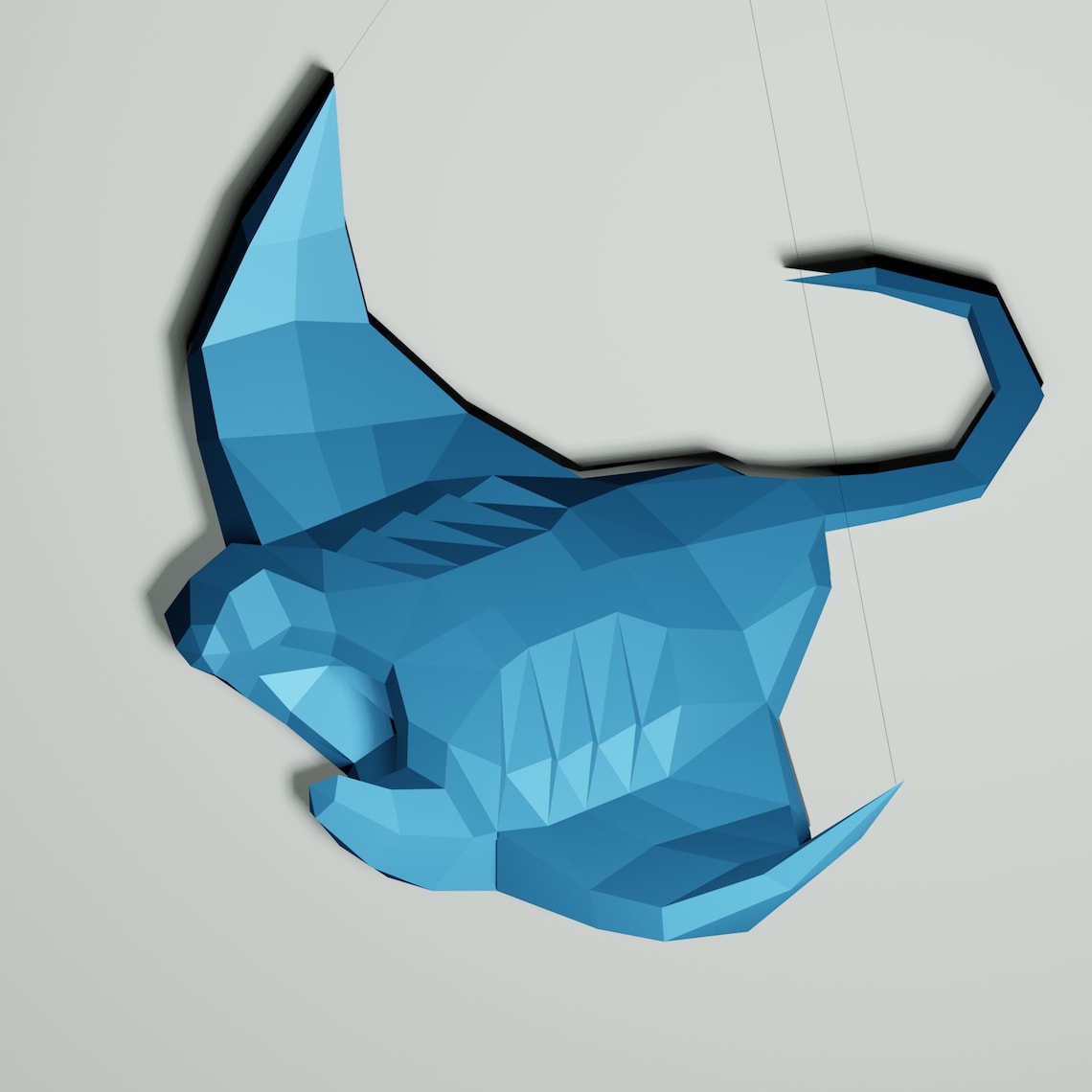 Manta Ray XXL Papercraft SVG-PDF Create Your Own 3D - Etsy