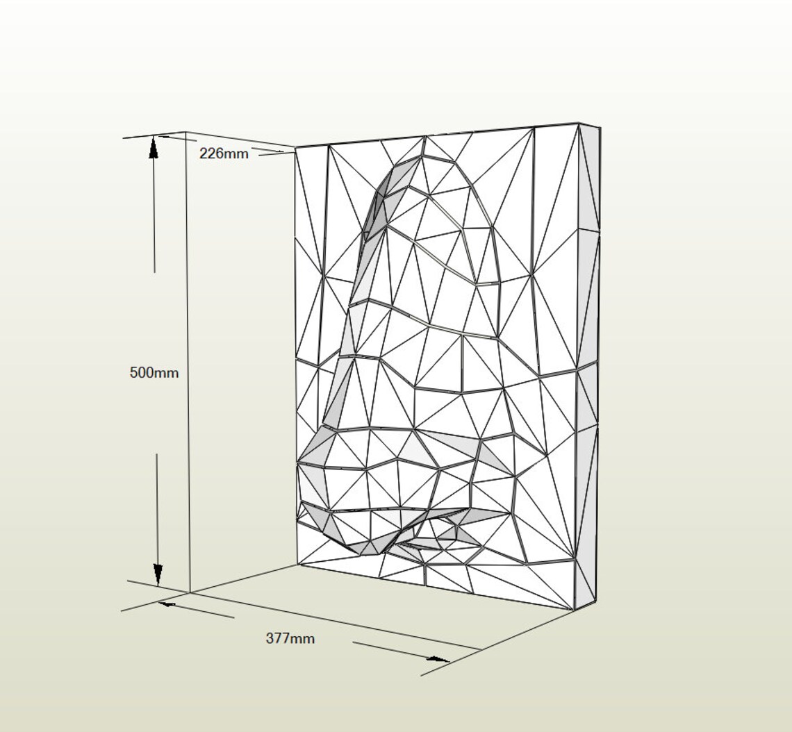 Papercraft Nose, Svg, Pdf Cricut Paper Craft Davids Nose, Nose Pdf ...