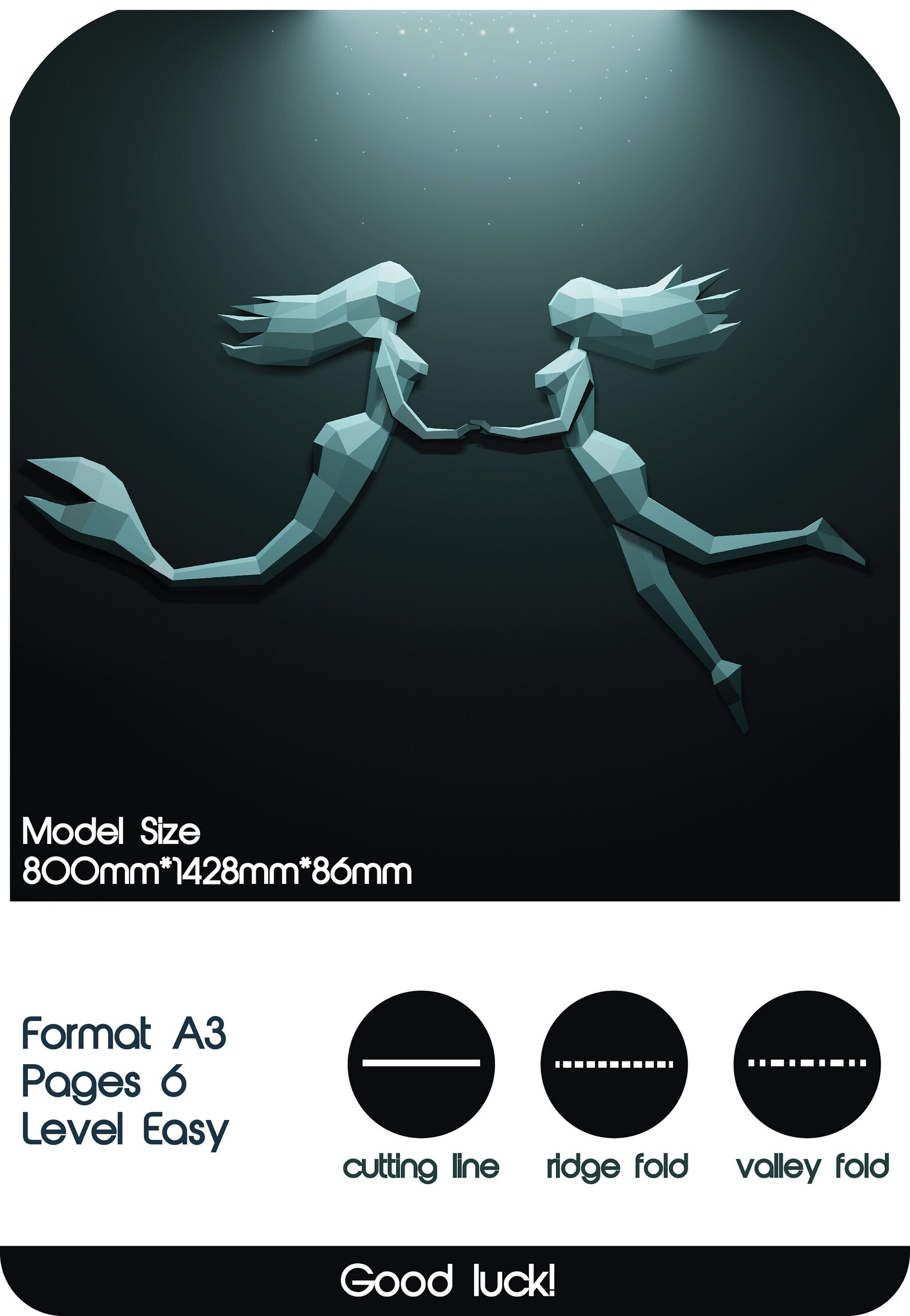 Mermaid and Women Papercraft Wall Sculpture Papercraft Women - Etsy