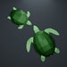 Papercraft Turtles, SVG PDF, Paper Craft Turtle Model, Tortoise PDF ...