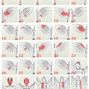 Papercraft Angel Girl, SVG, PDF, Low Poly Papercraft Woman, Paper Girl ...