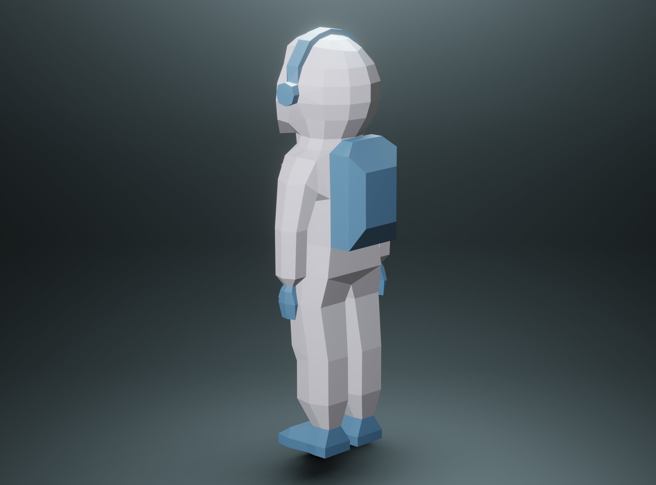 Papercraft Astronaut SVG PDF DXF Spaceman 3D Paper Model - Etsy Australia