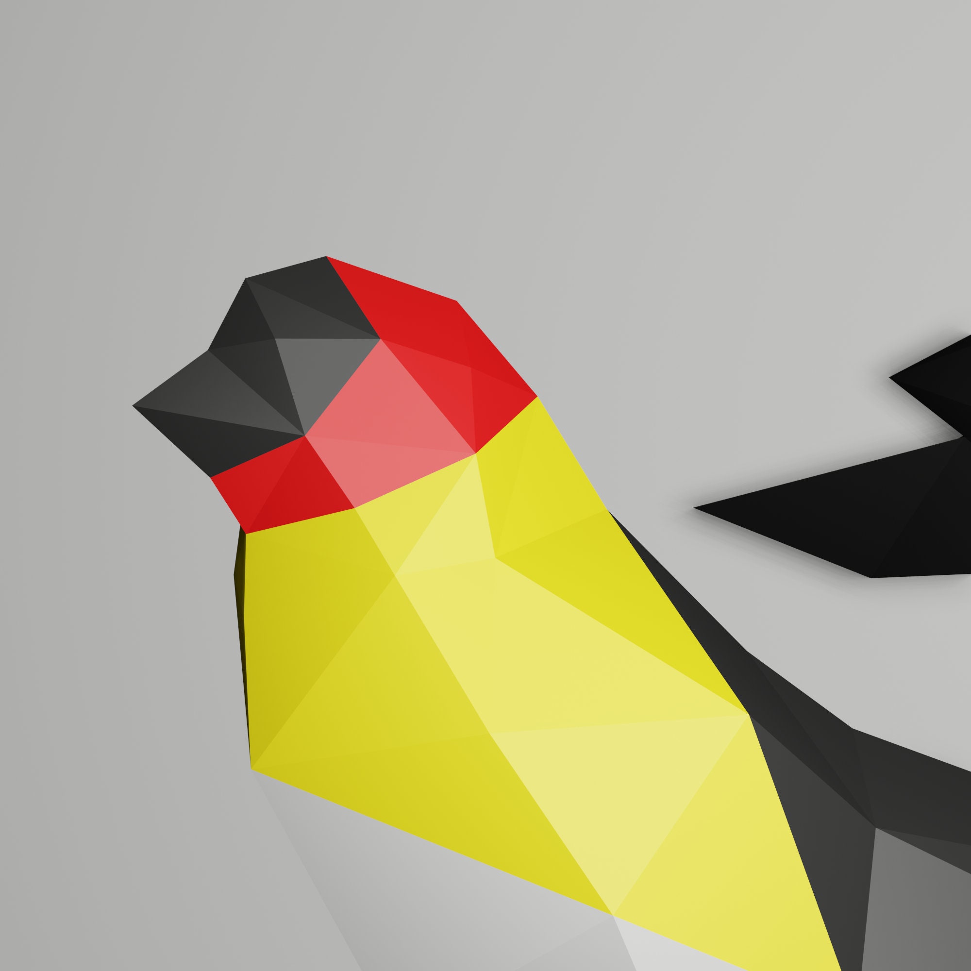 Papercraft Goldfinch Bird 3d Papercraft SVG PDF - Etsy Australia