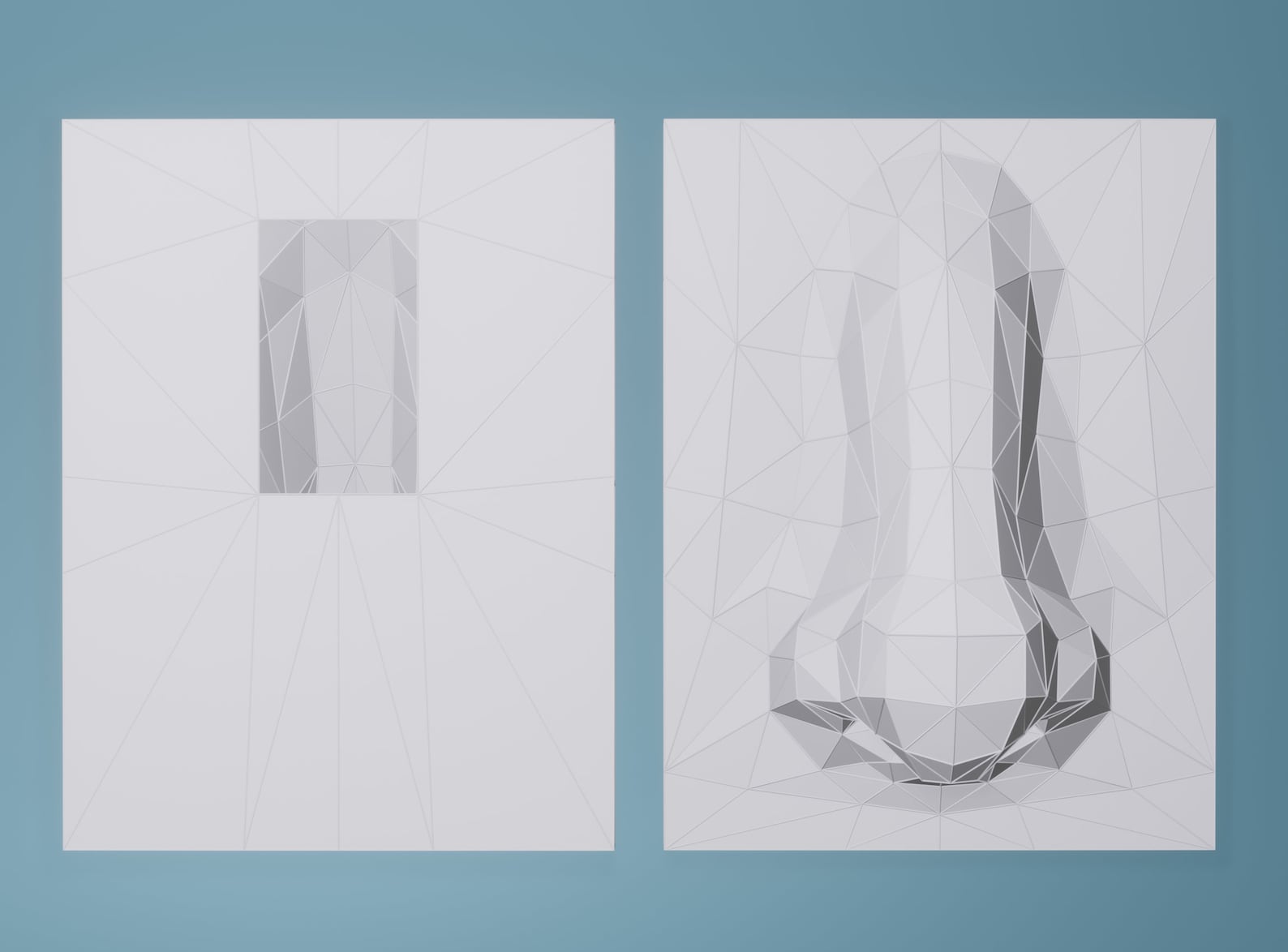 Papercraft Nose, Svg, Pdf Cricut Paper Craft Davids Nose, Nose Pdf ...