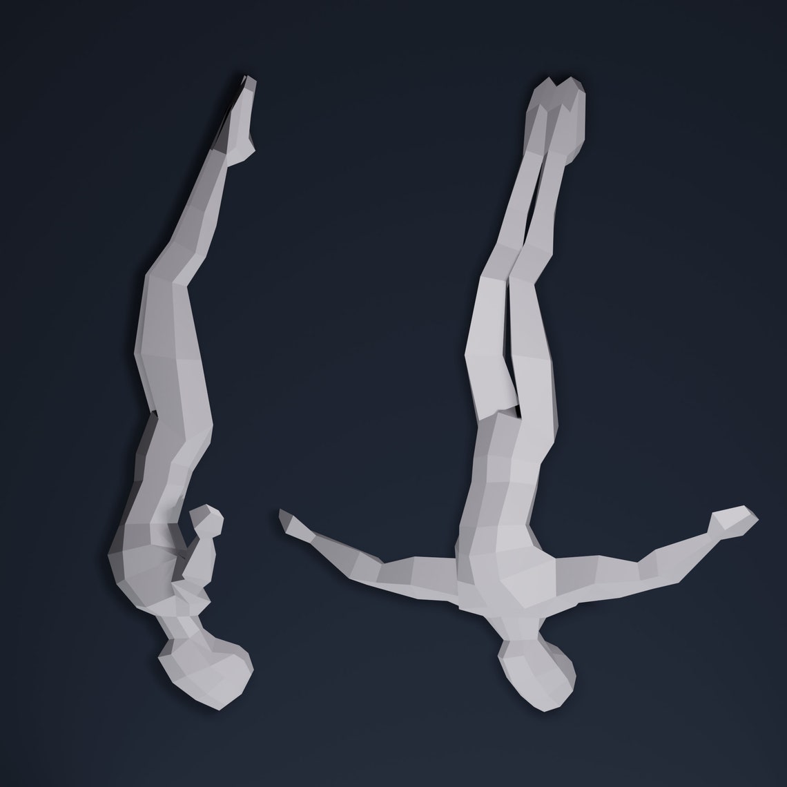 Papercraft Diver dubai Mall SVG-PDF Create Your Own 3D - Etsy