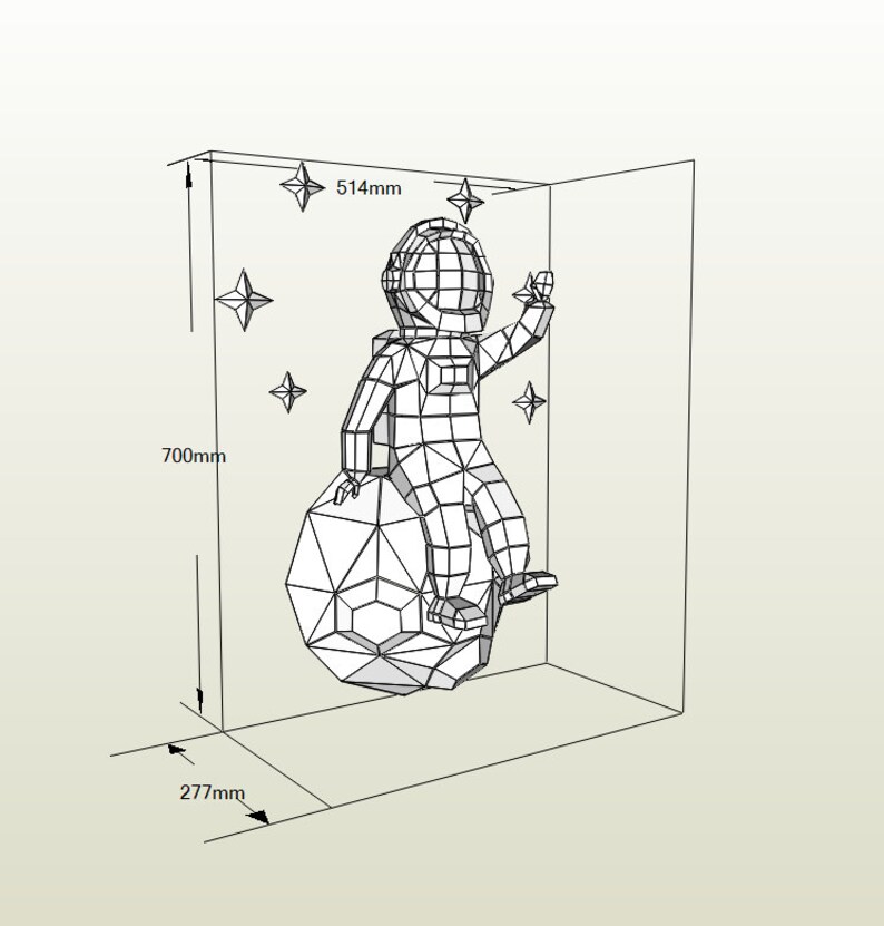 Paper Craft Astronaut SVG PDF Spaceman 3D Paper Model Paper - Etsy