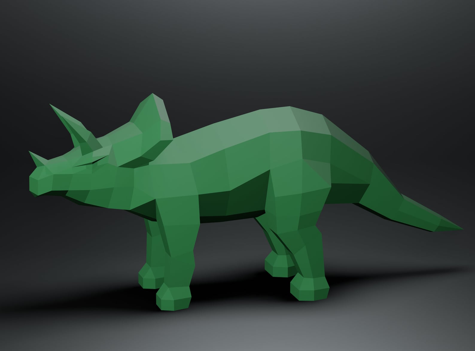 Triceratops Papercraft Dinosaur Papercraft Sculpture - Etsy
