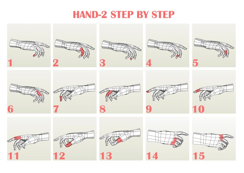 Papercraft Adam's Hand Wall Sculpture PDF SVG 3D - Etsy