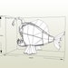 Papercraft Angler Fish, SVG, PDF, Cricut, Digital Template, Origami ...