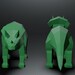 Triceratops Papercraft Dinosaur Papercraft Sculpture - Etsy
