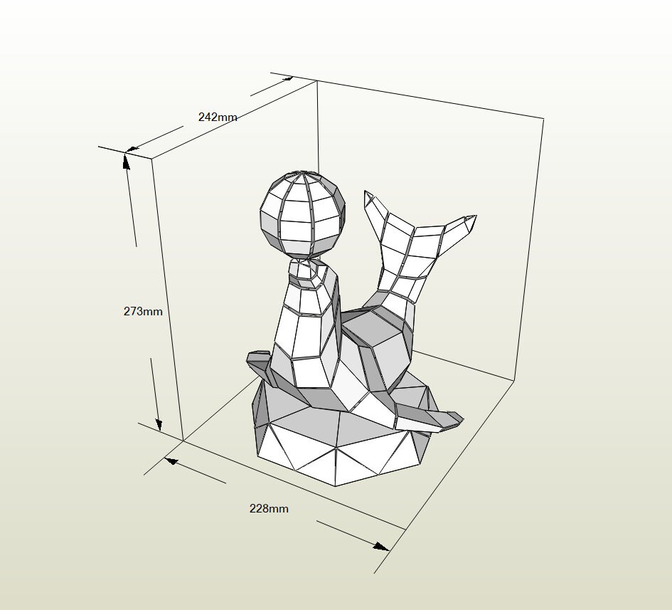 Papercraft Seal PDF-SVG Ball Stage Circus Papercraft DIY - Etsy Canada