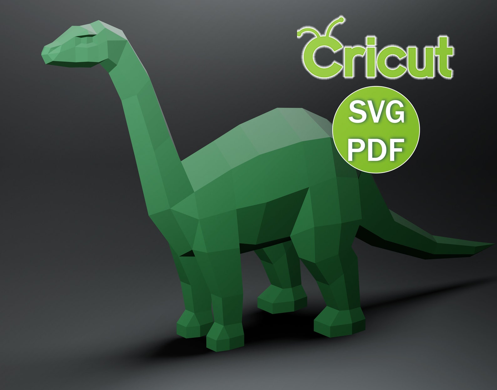 Brachiosaurus Papercraft Model, Low Poly Dinosaur (PDF Papercraft) - Etsy