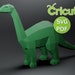 Brachiosaurus Papercraft, Brontosaurus Paper Model, Papercraft, Low ...