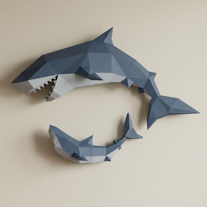 Cardboard Whale Shark Template - Etsy