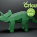 Triceratops Papercraft Dinosaur Papercraft Sculpture - Etsy