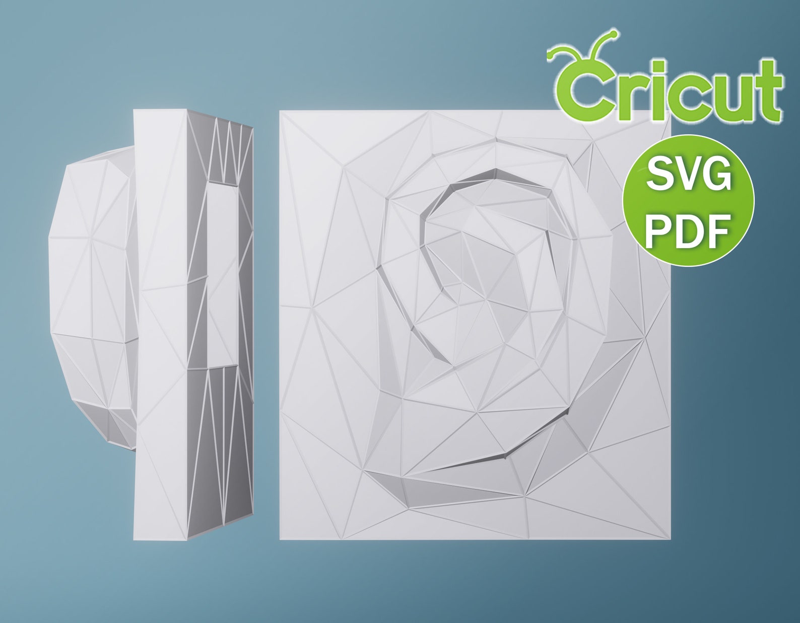 Papercraft Ear, Svg, Pdf Cricut Paper Craft Davids Ear, Ear Pdf ...
